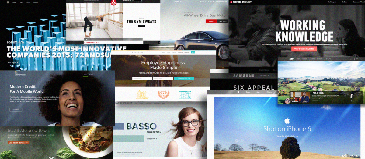 Websites of the most innovative companies by Fast Company - UXeria.com